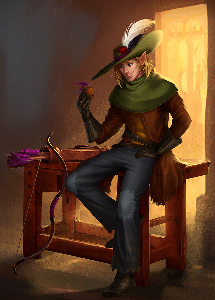 ArtStation - Elven Fighter
