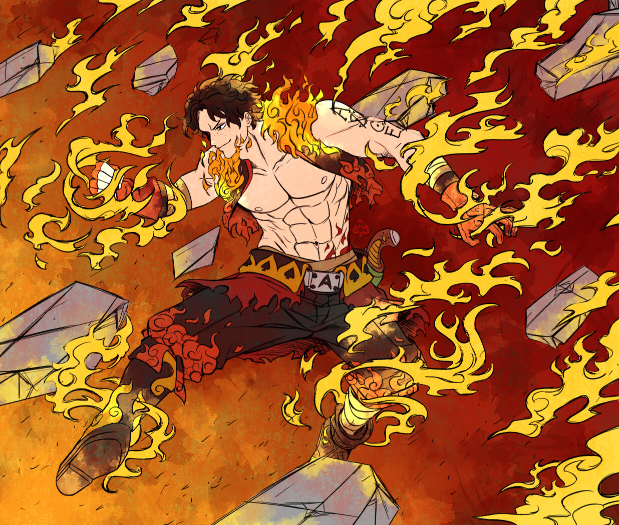 ArtStation - Fire Fist Ace