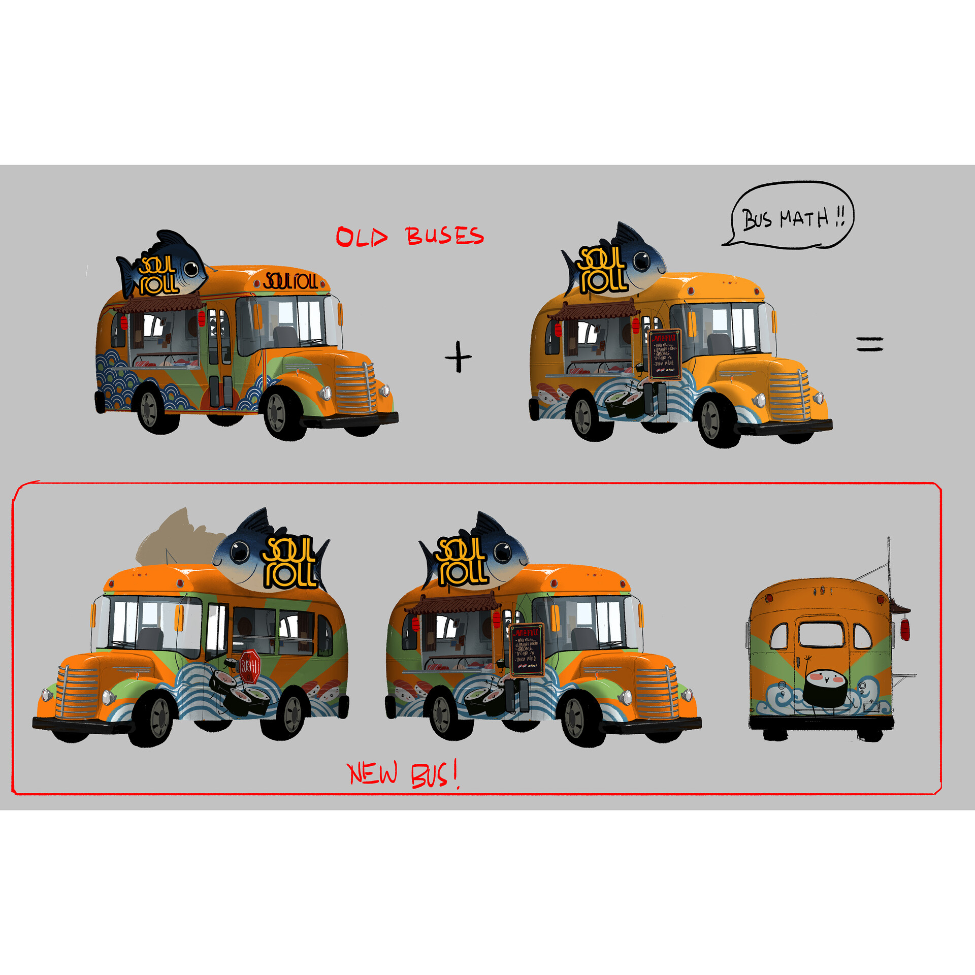 Chika Saito - Sushi Bus