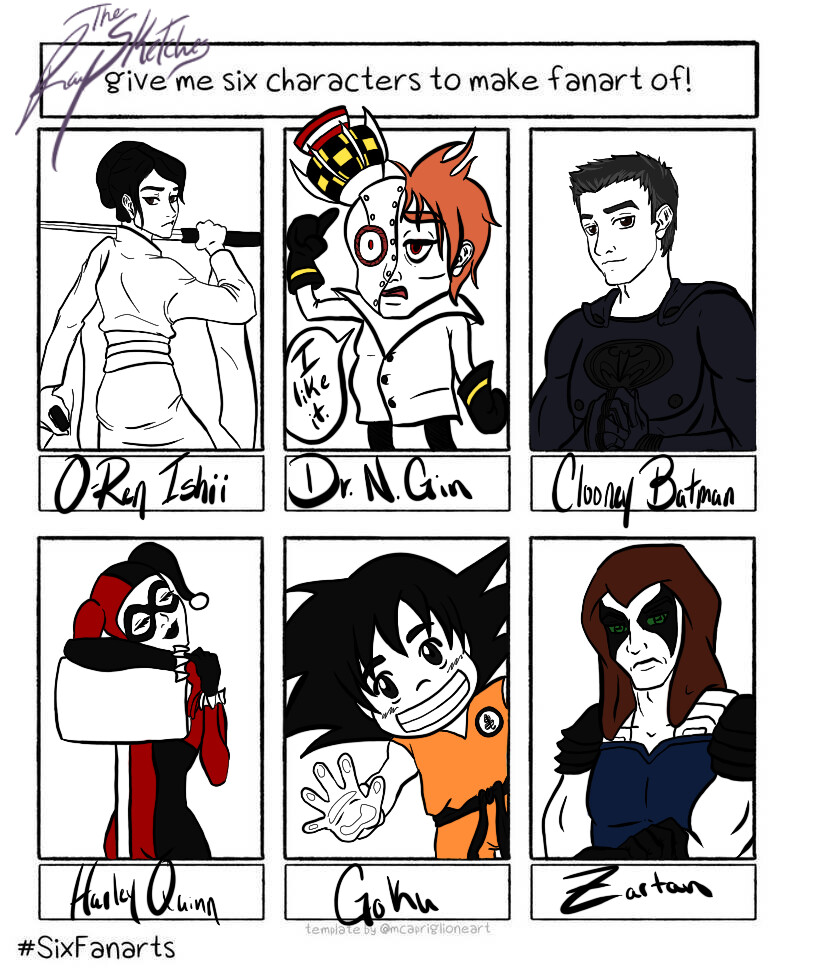 ArtStation - Six Fanart Challenge