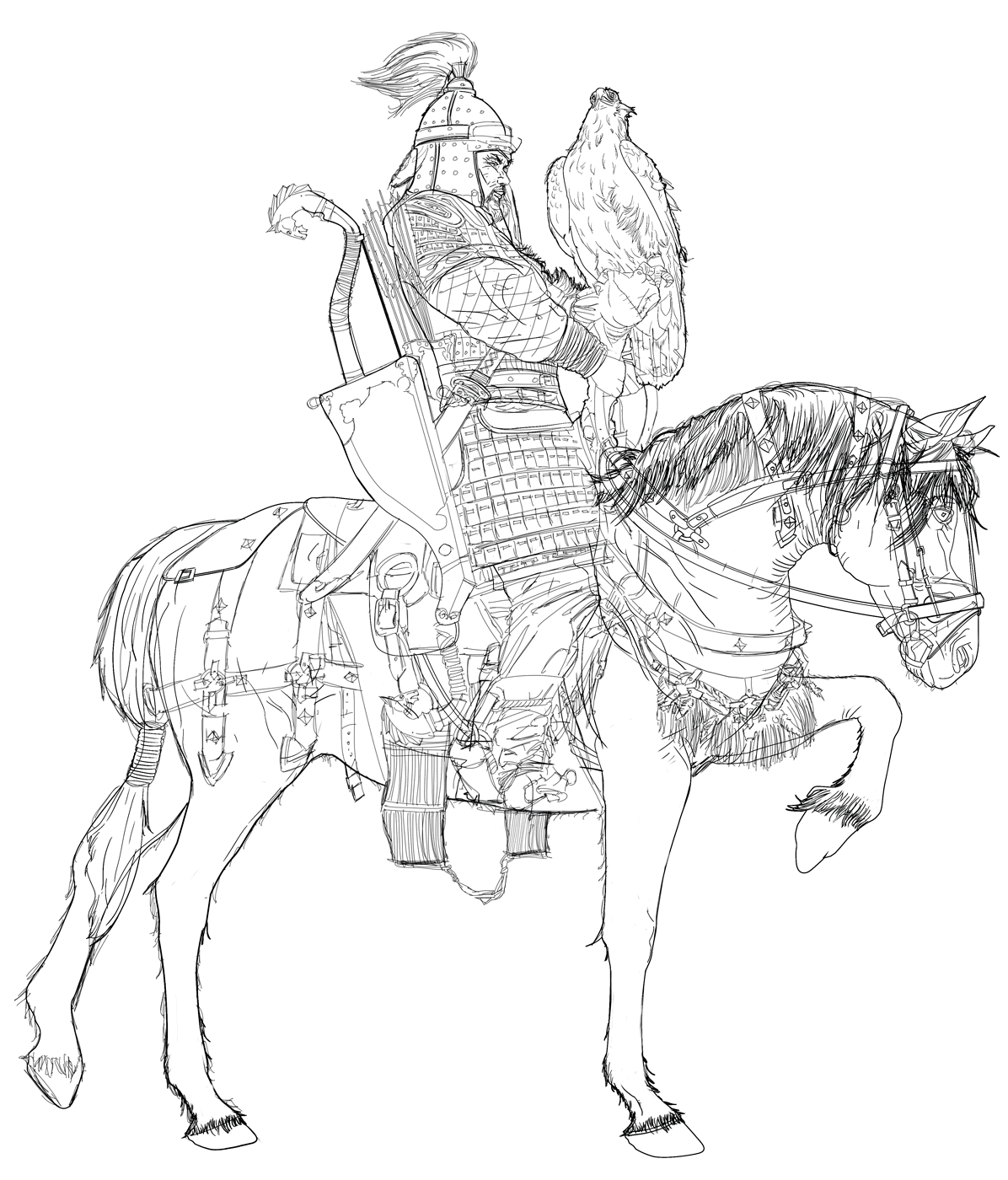 kids coloring pages mongolia