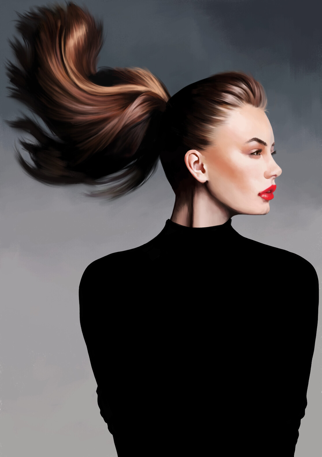 how to draw hyper realistic hair