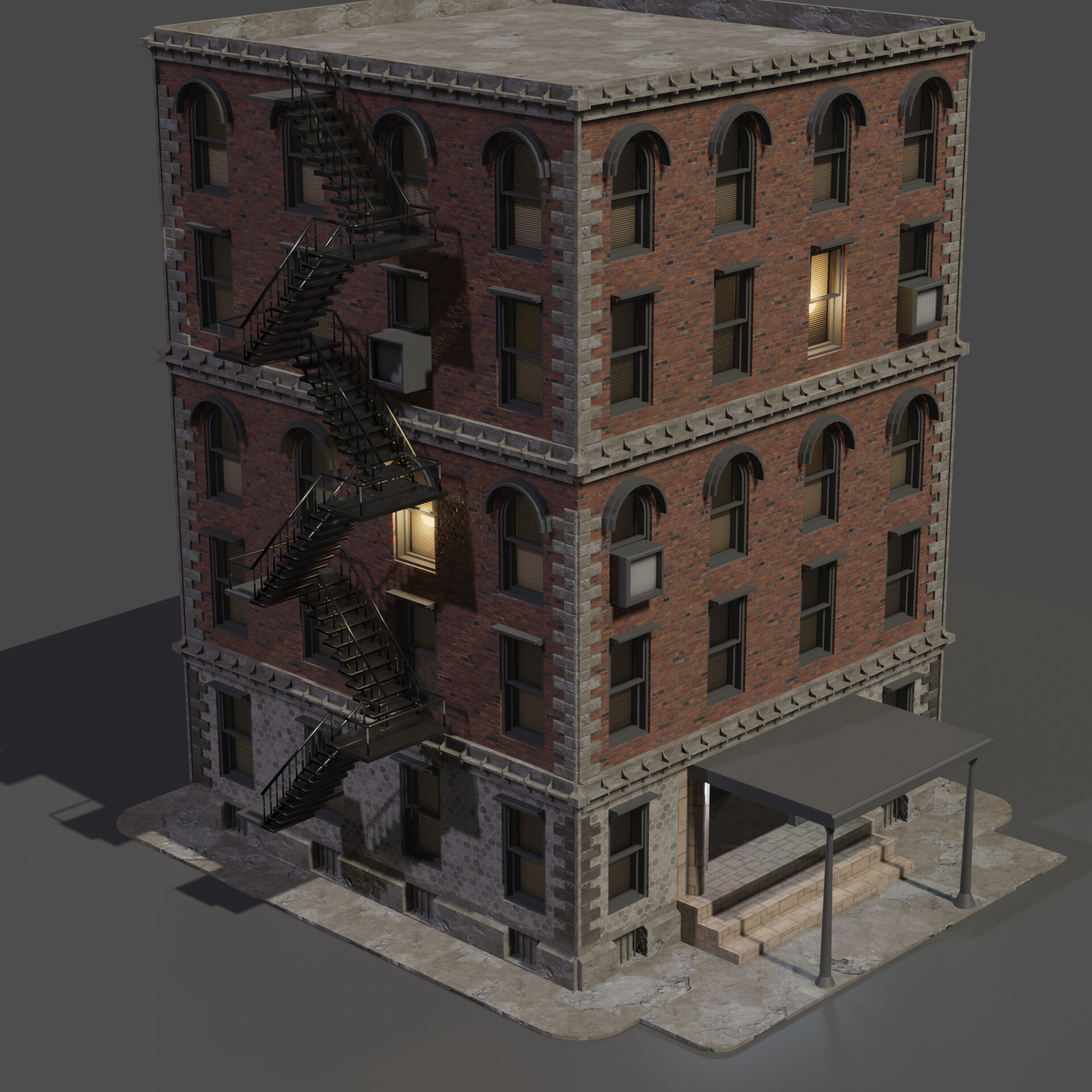 Iqbal Ahmed Qureshi - Realistic Building (PBR Materials)