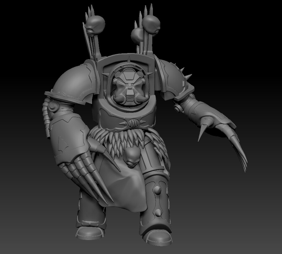 ArtStation - Warhammer 40k practice model