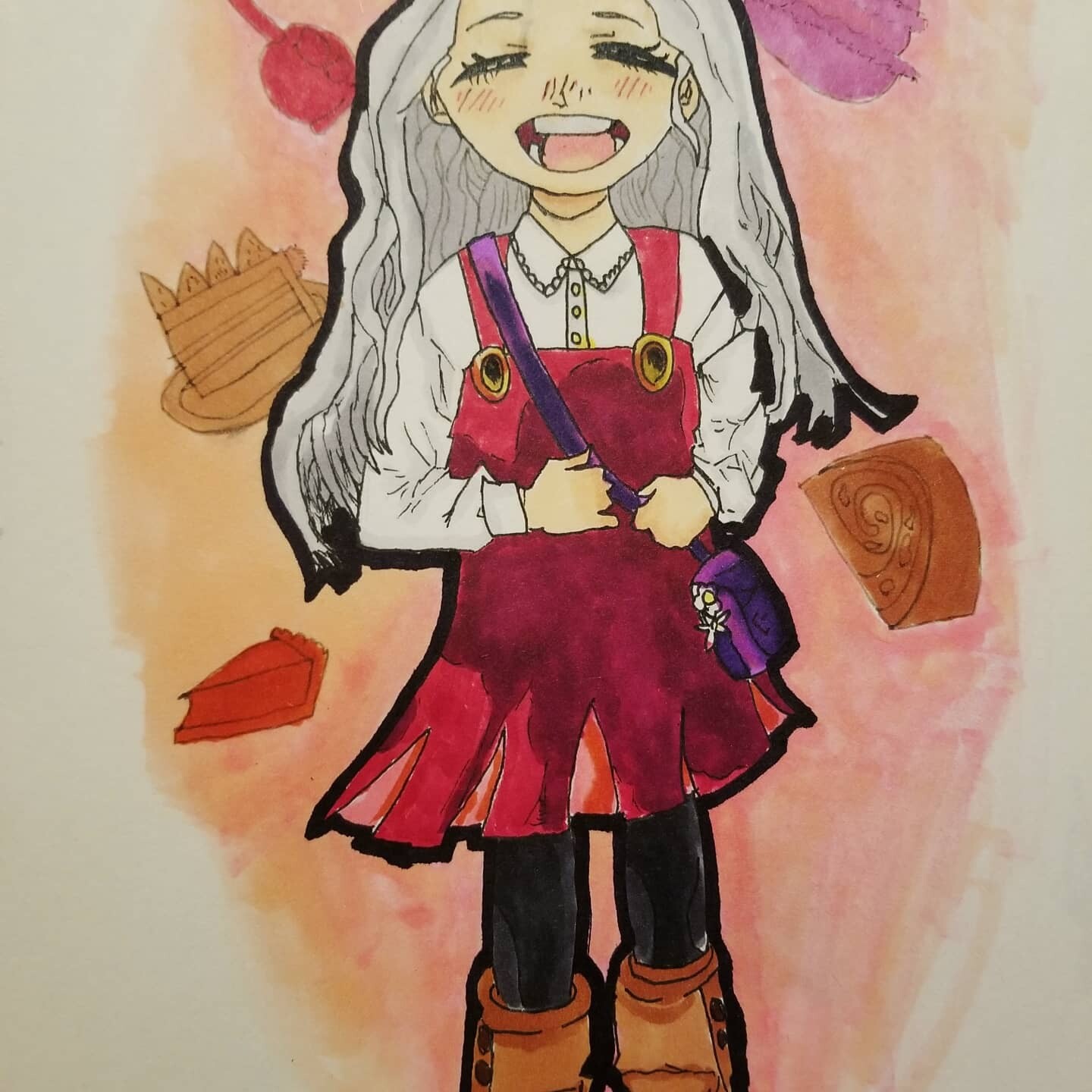 ArtStation - Eri from my hero academia happy