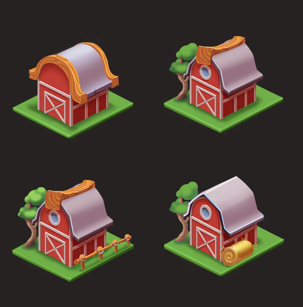 ArtStation - Isometric farm