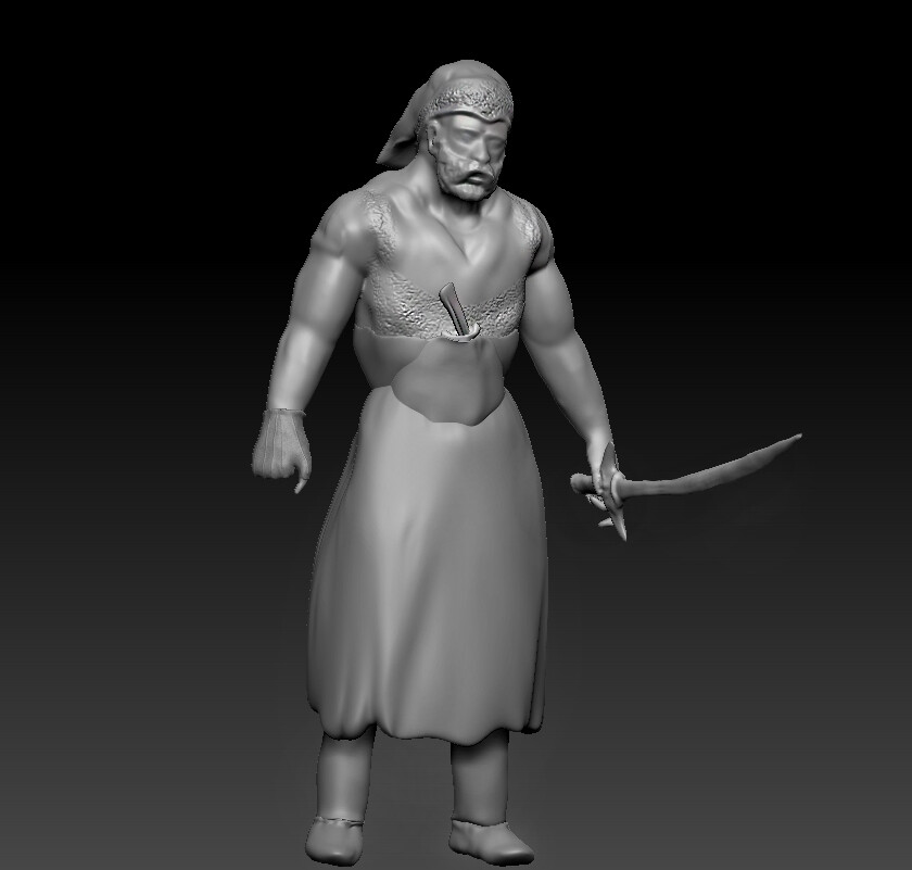 ArtStation - Ottoman marine soldier (Ottoman Levend)