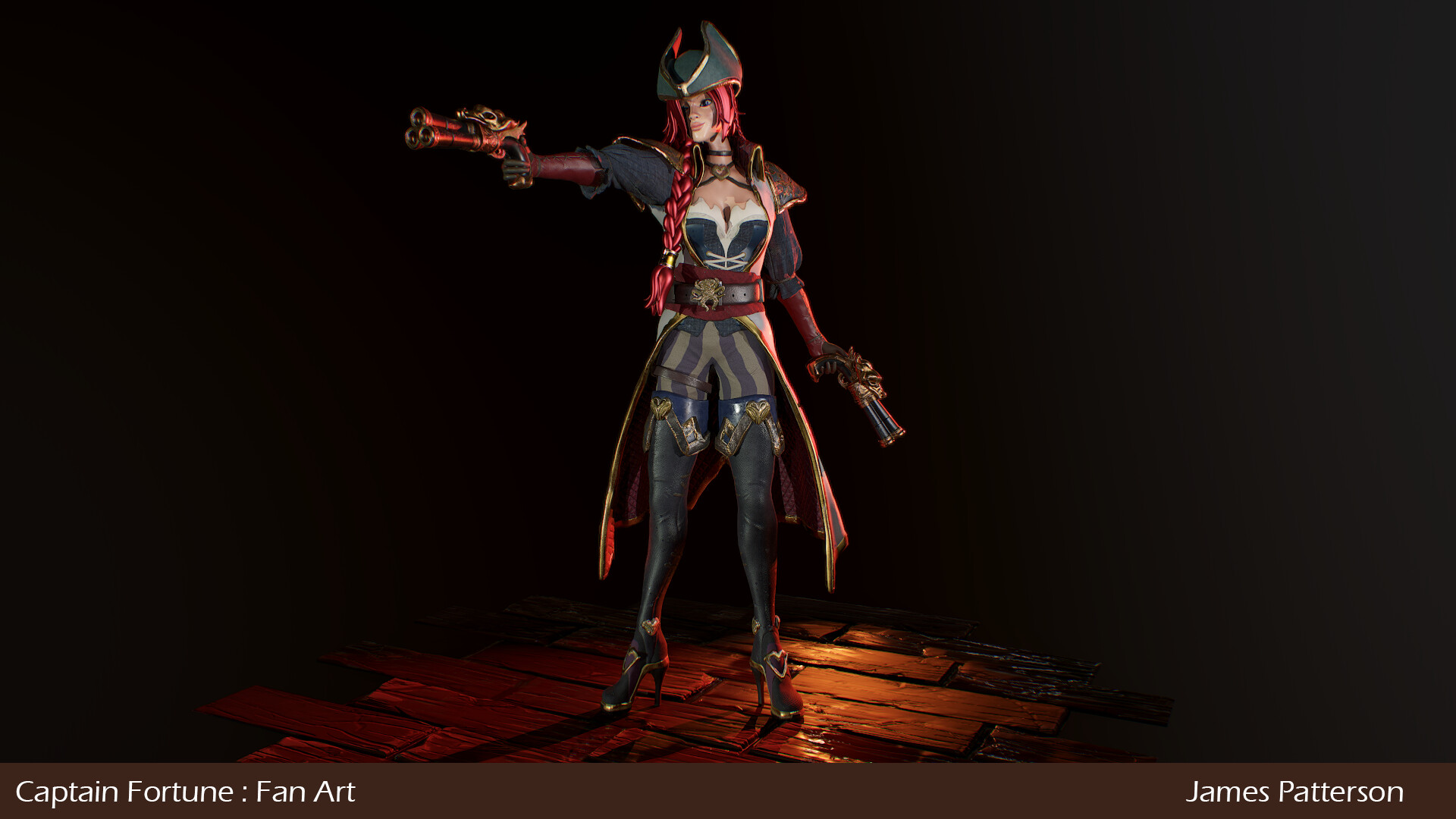 James Patterson - Captain Fortune - Fan Art