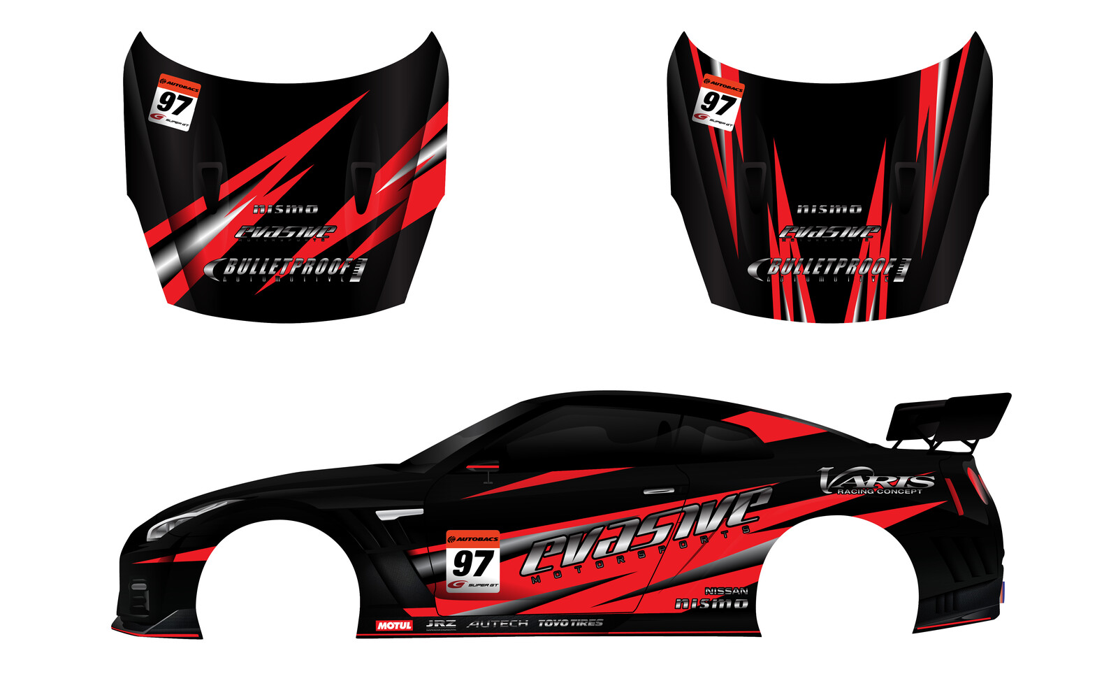 NJ Reboton - Nissan GTR R35 Evasive Livery (@md_interiors) x ...