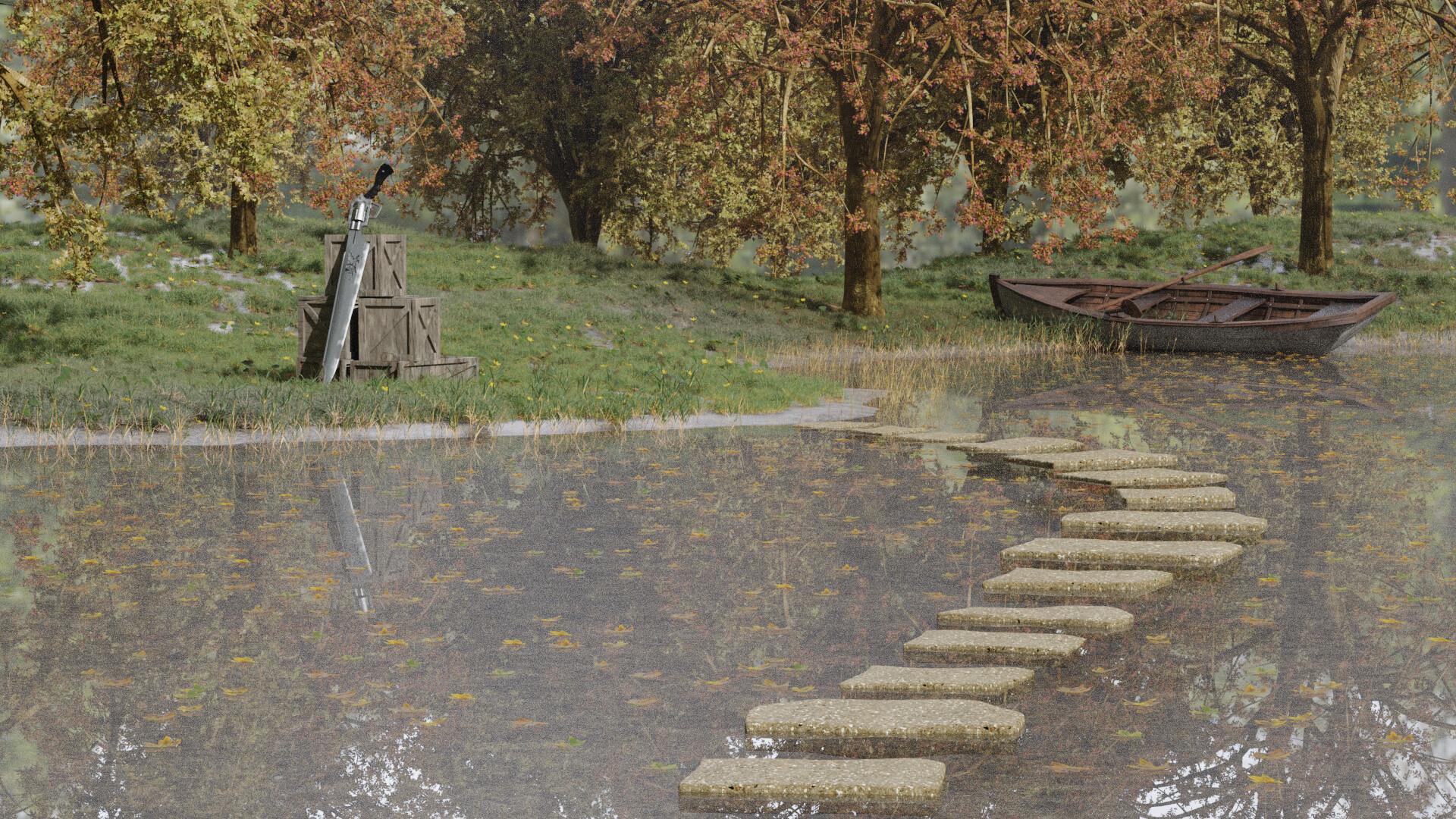 Marcus Alexander - 3D Lake Path Environment