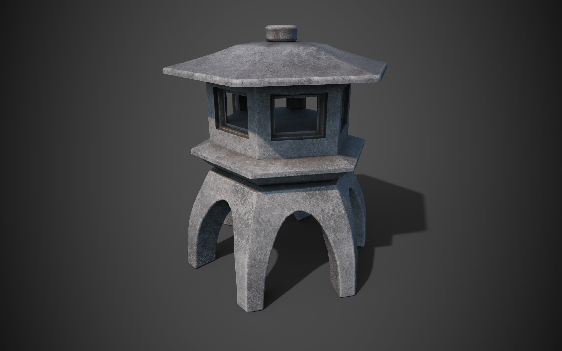 ArtStation - Stone Lantern