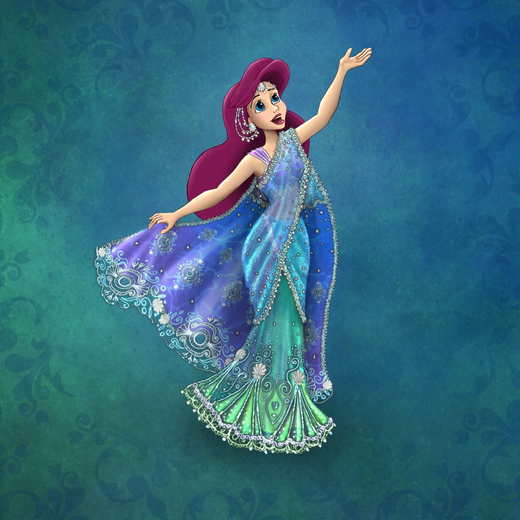 ArtStation - Princess Ariel Sari