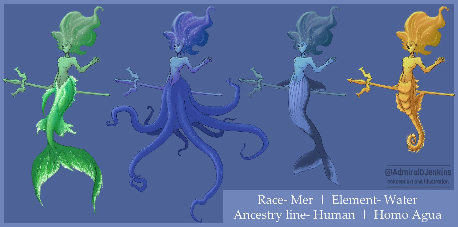 ArtStation - Mermaid concept