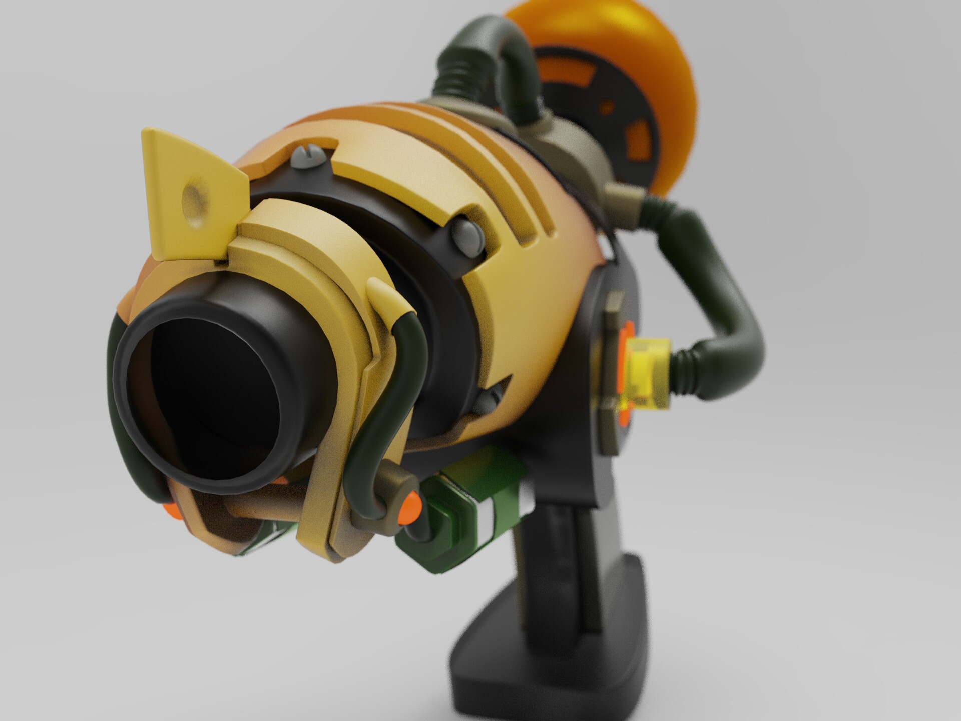 ArtStation - Ratchet’s Combuster Pistol