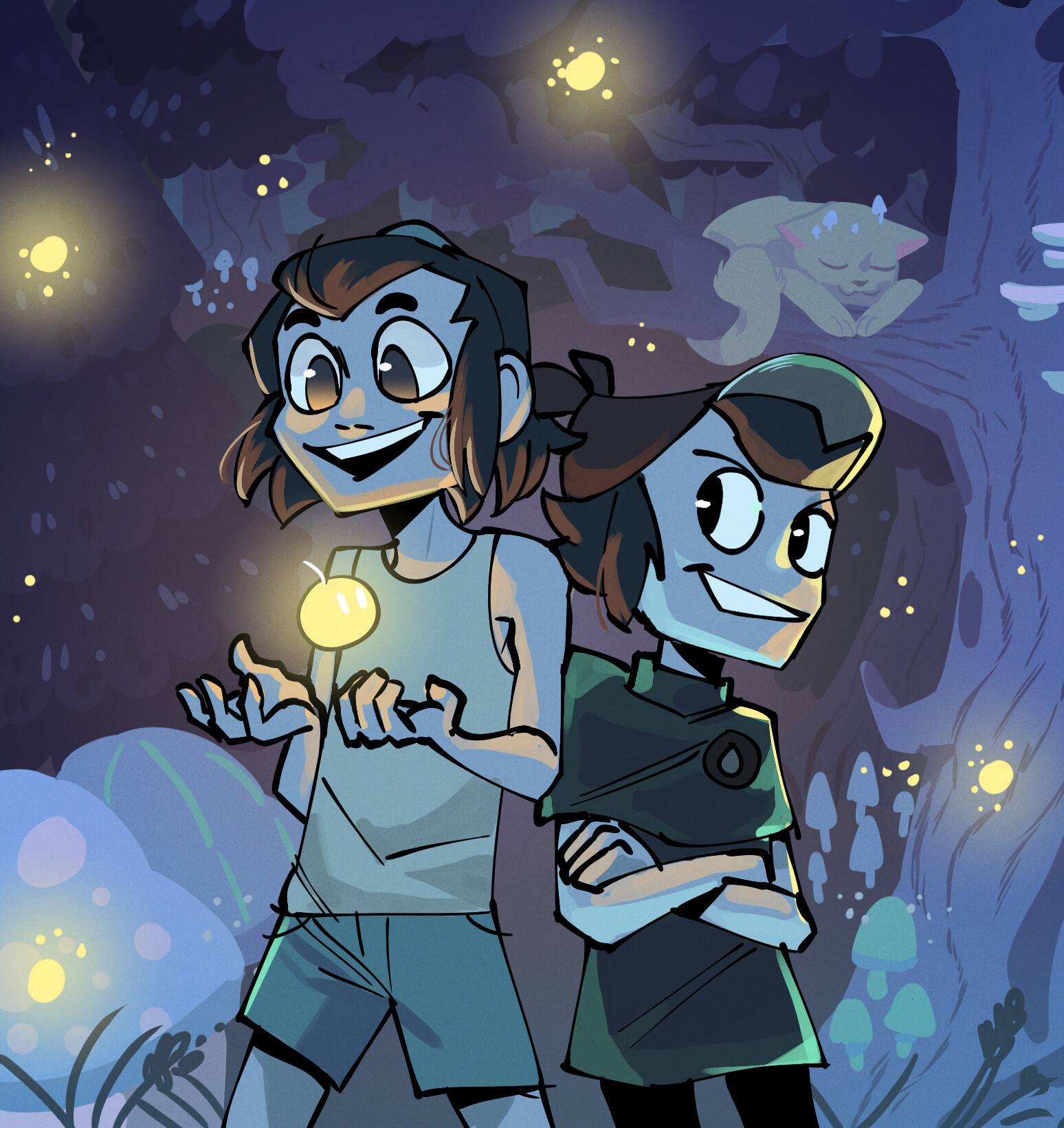 ArtStation - Fireflies ( Commission work)