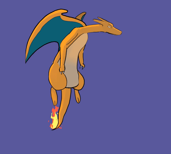 charizard flying gif
