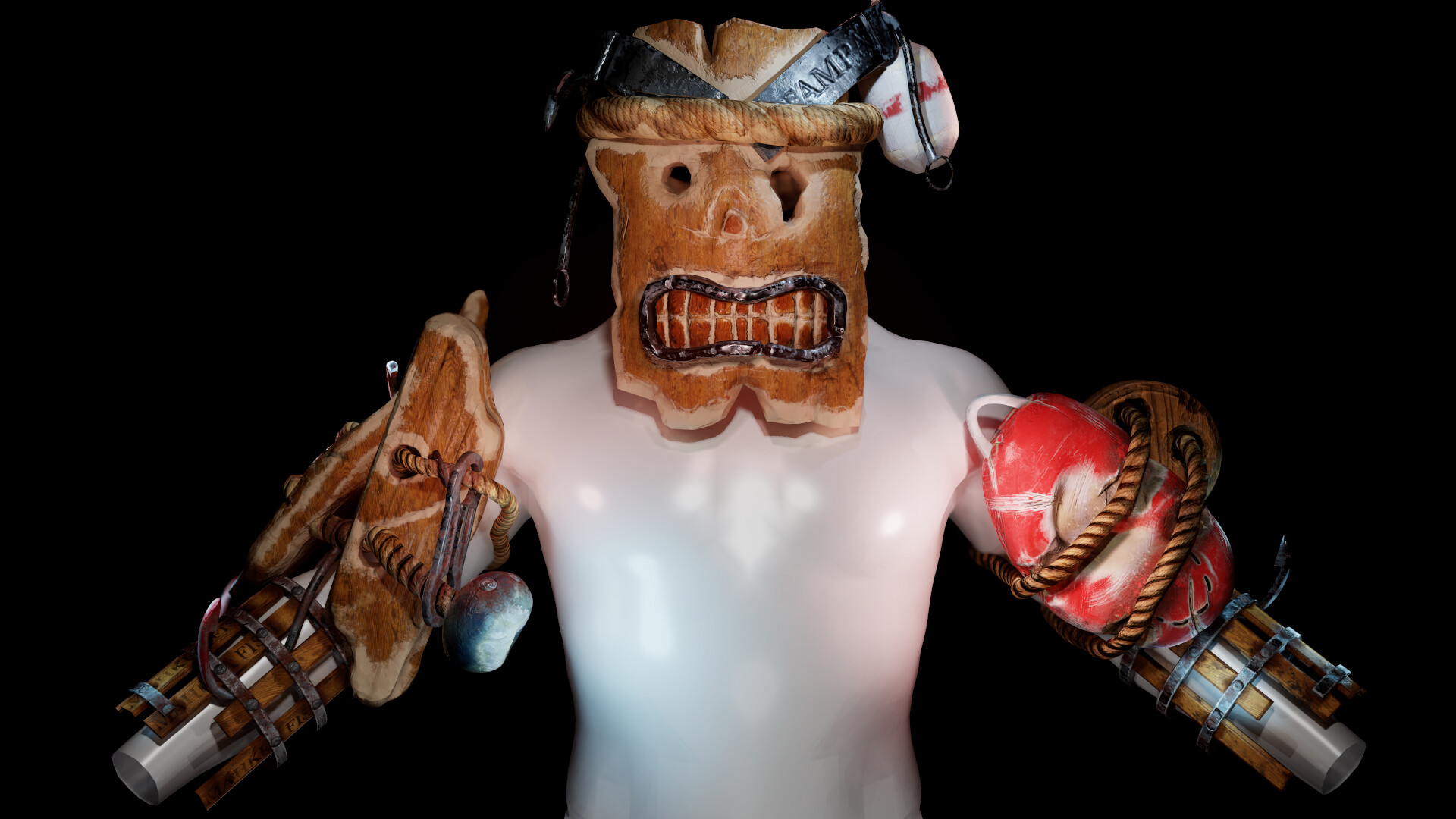 ArtStation - Fallout Miami Driftwood Armor Set