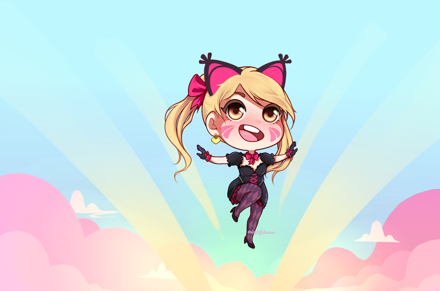 ArtStation - Black Cat D.Va