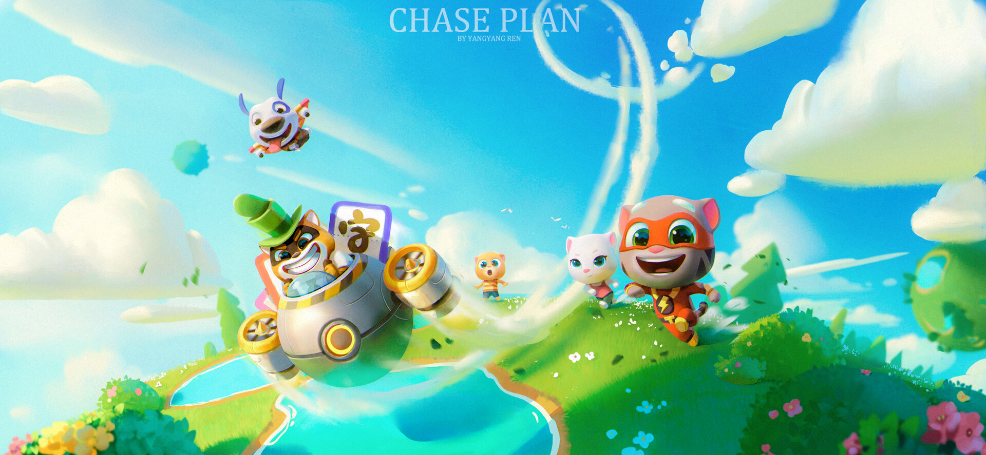 ArtStation - Talking Tom Cat 会说话的汤姆猫