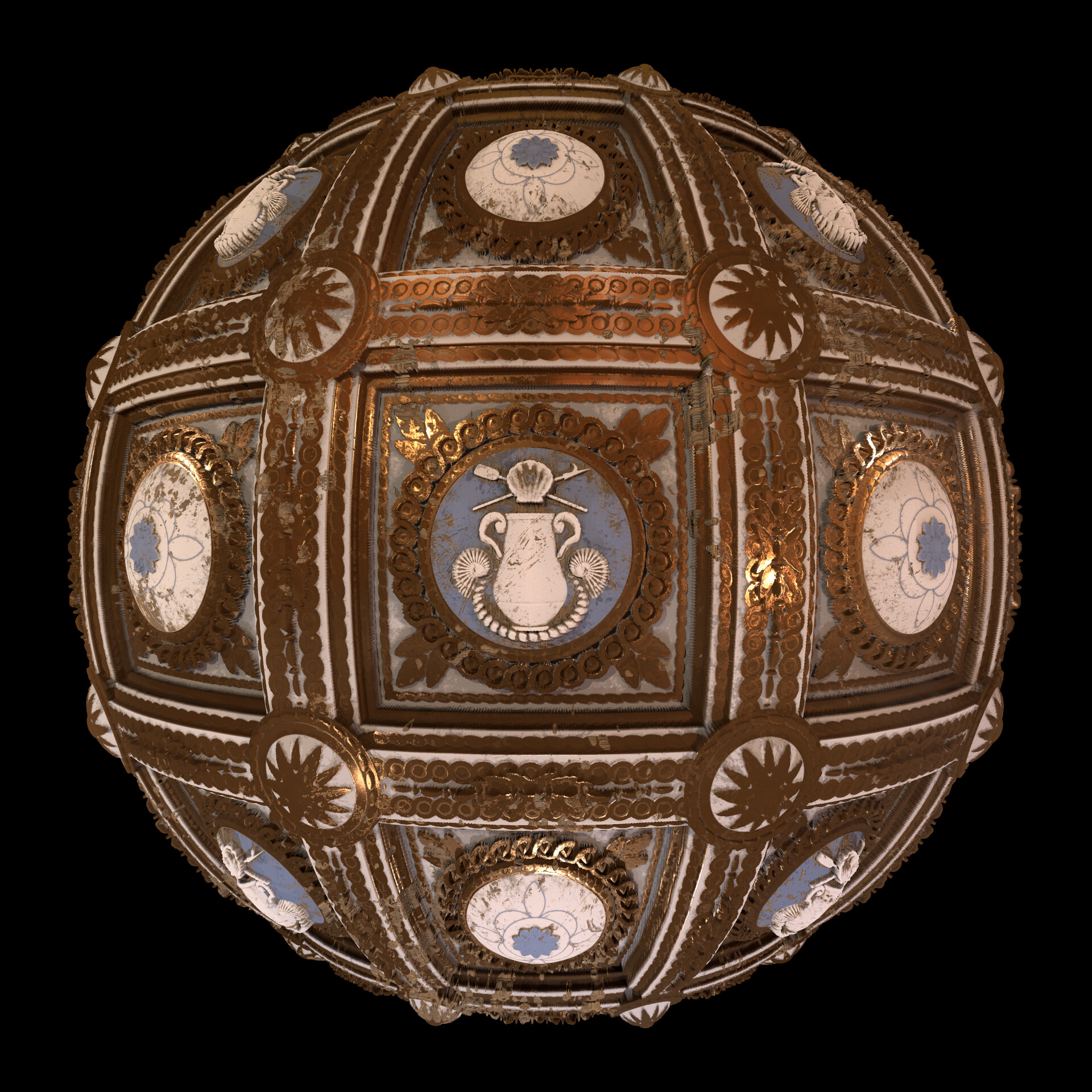 ArtStation - Procedural baroque ceiling
