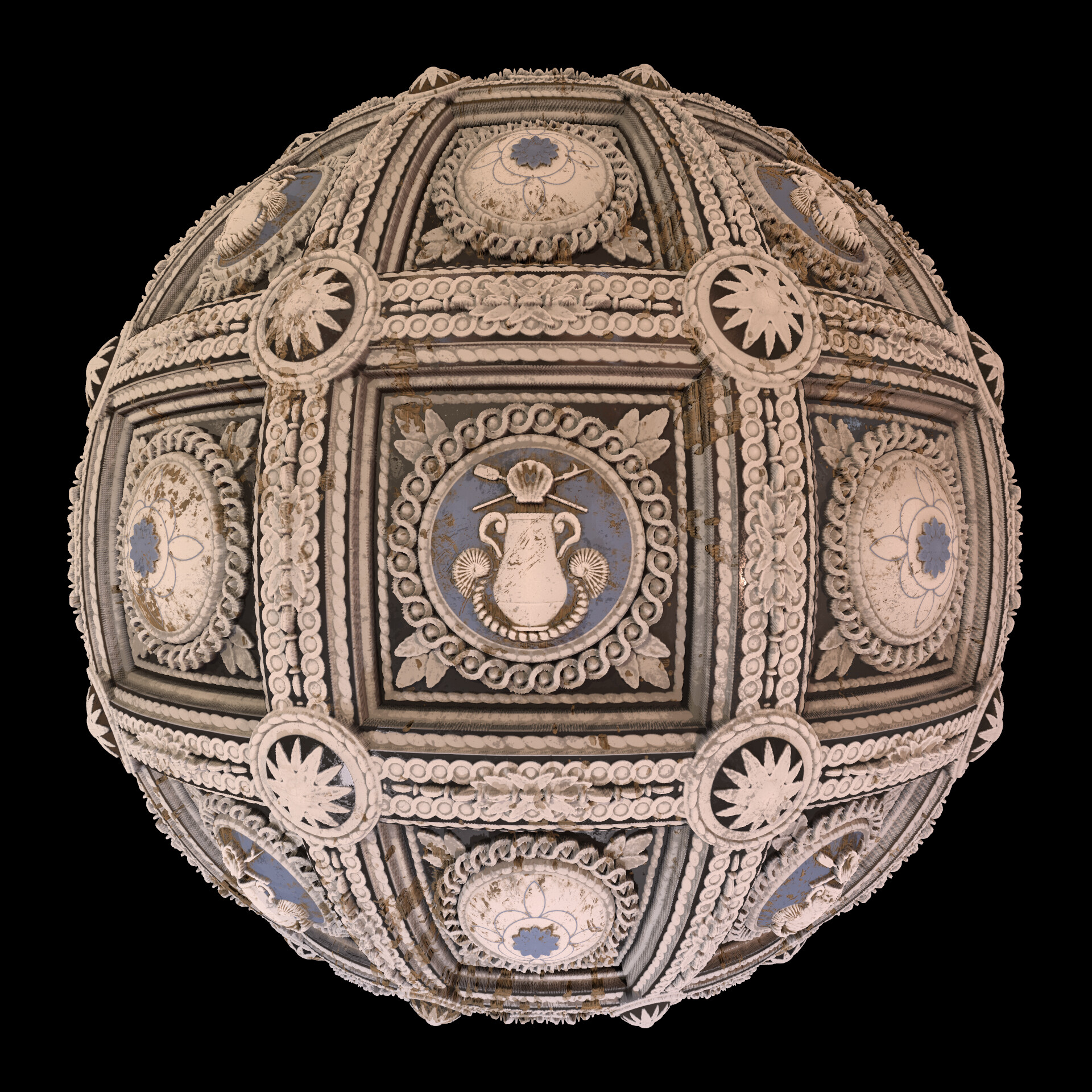 ArtStation - Complete procedural baroque ceiling