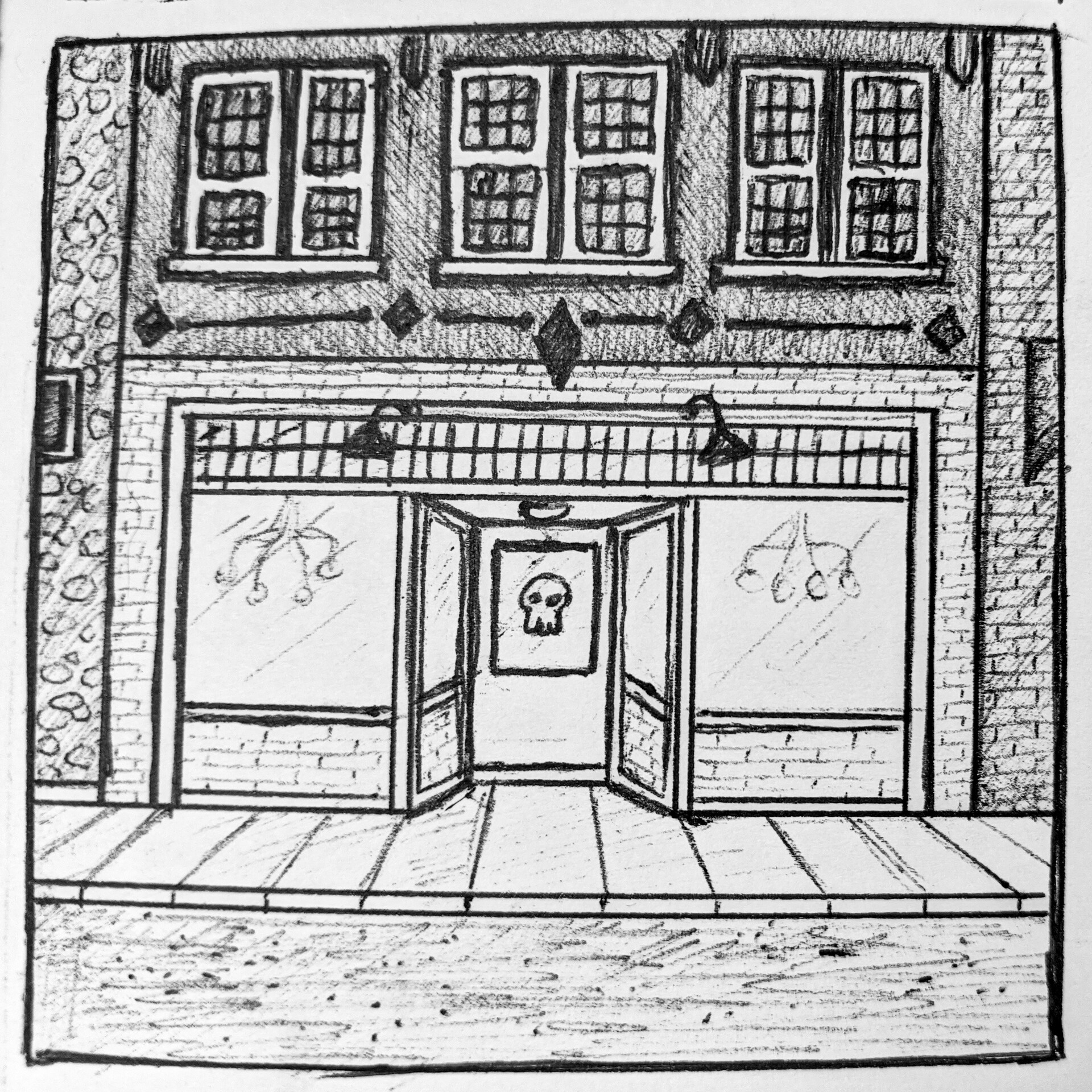 AJ Blake - Environment Sketch Squares