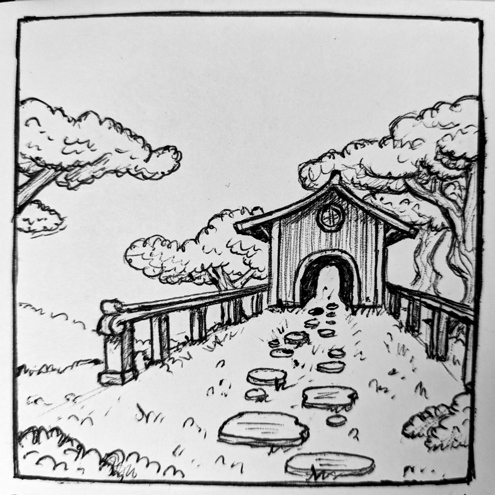 AJ Blake - Environment Sketch Squares