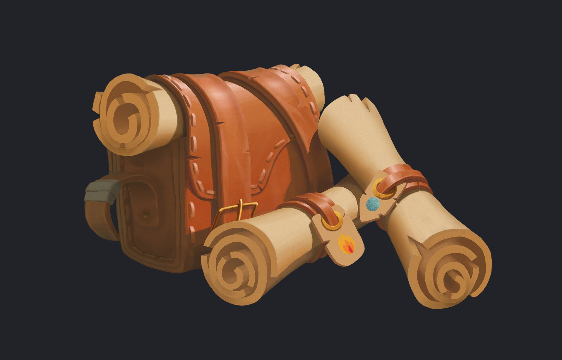 ArtStation - Magic scrolls