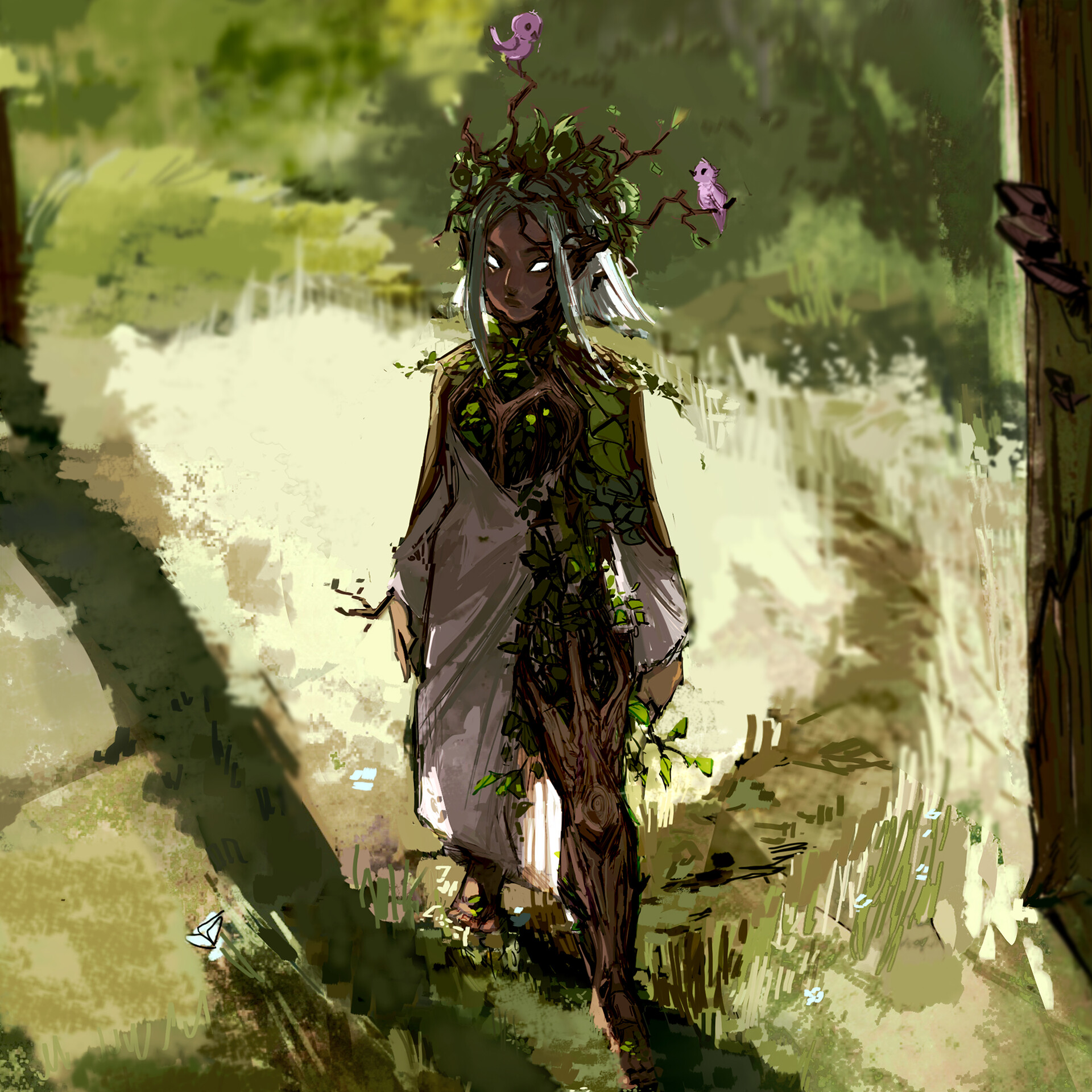 ArtStation - Plant lady