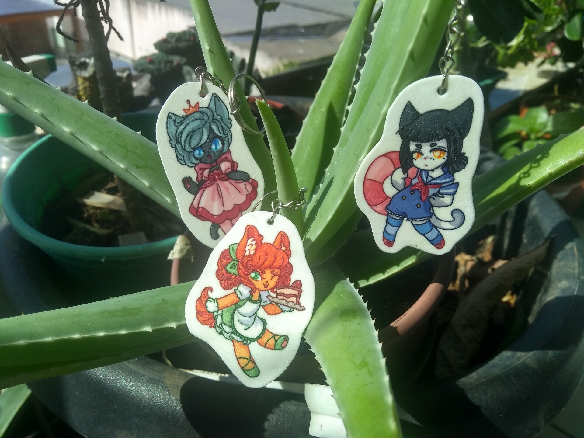 ArtStation - Keychain girls