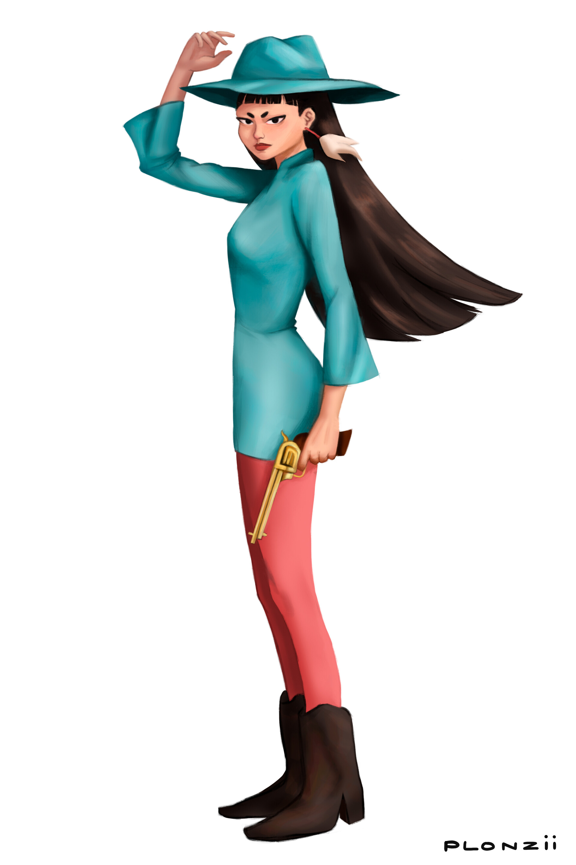 ArtStation - Gunfighter - Character Design