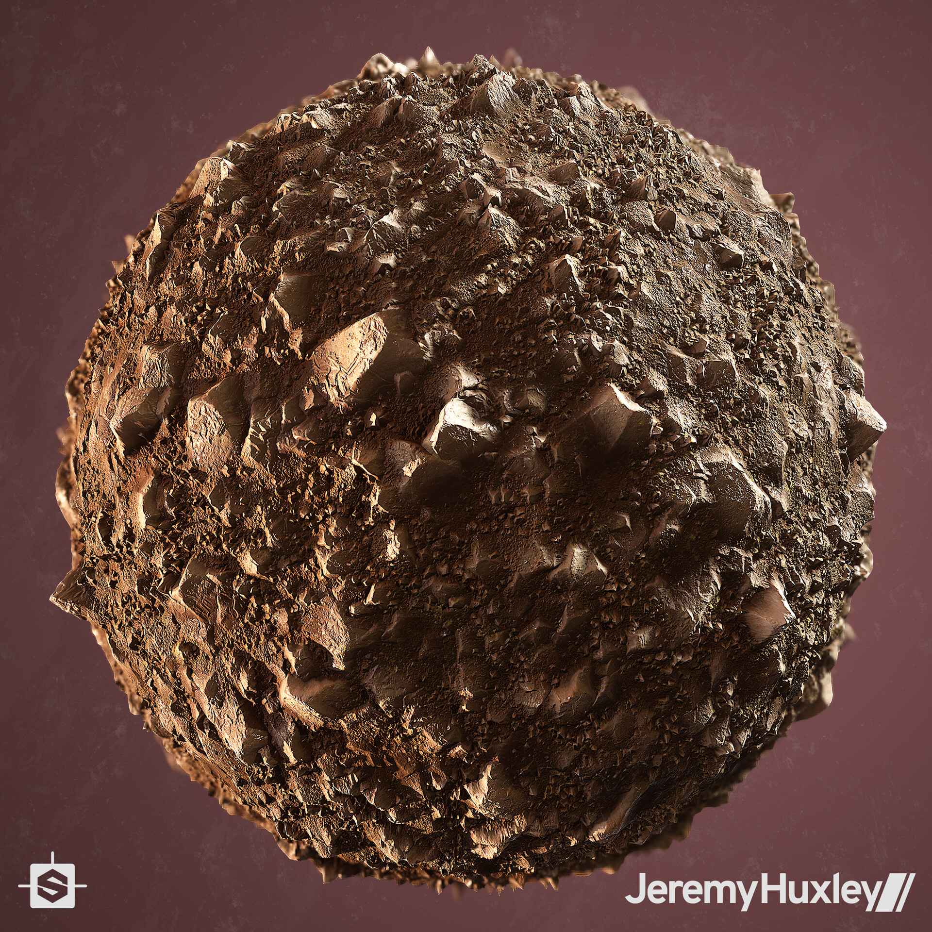 Jeremy Huxley - The Last of Us: Part 2 Materials: Muddy stones large