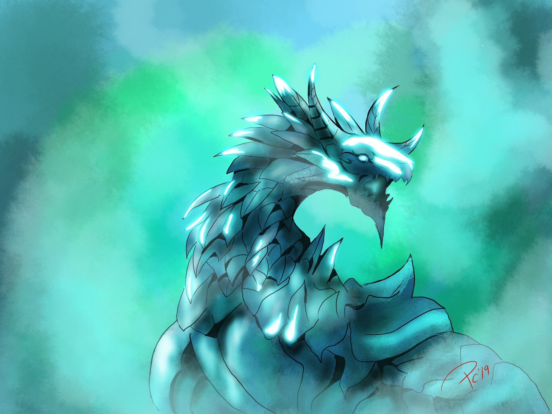 ArtStation - Spiked Dragon