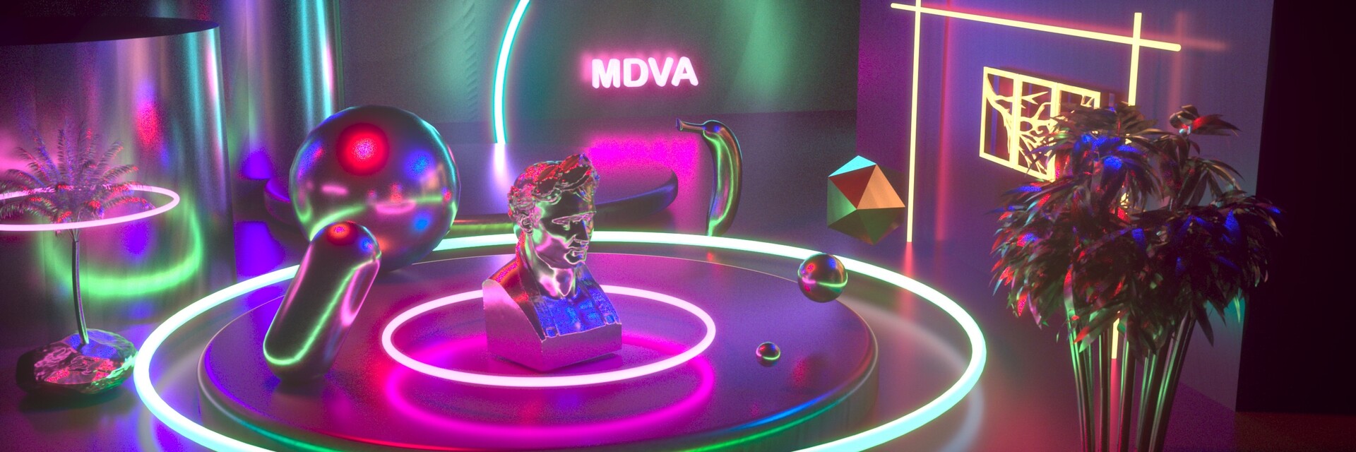 ArtStation - Neon aesthetic