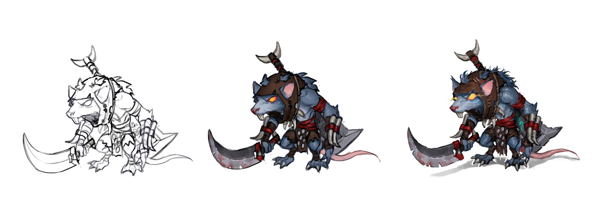 ArtStation - rat monster