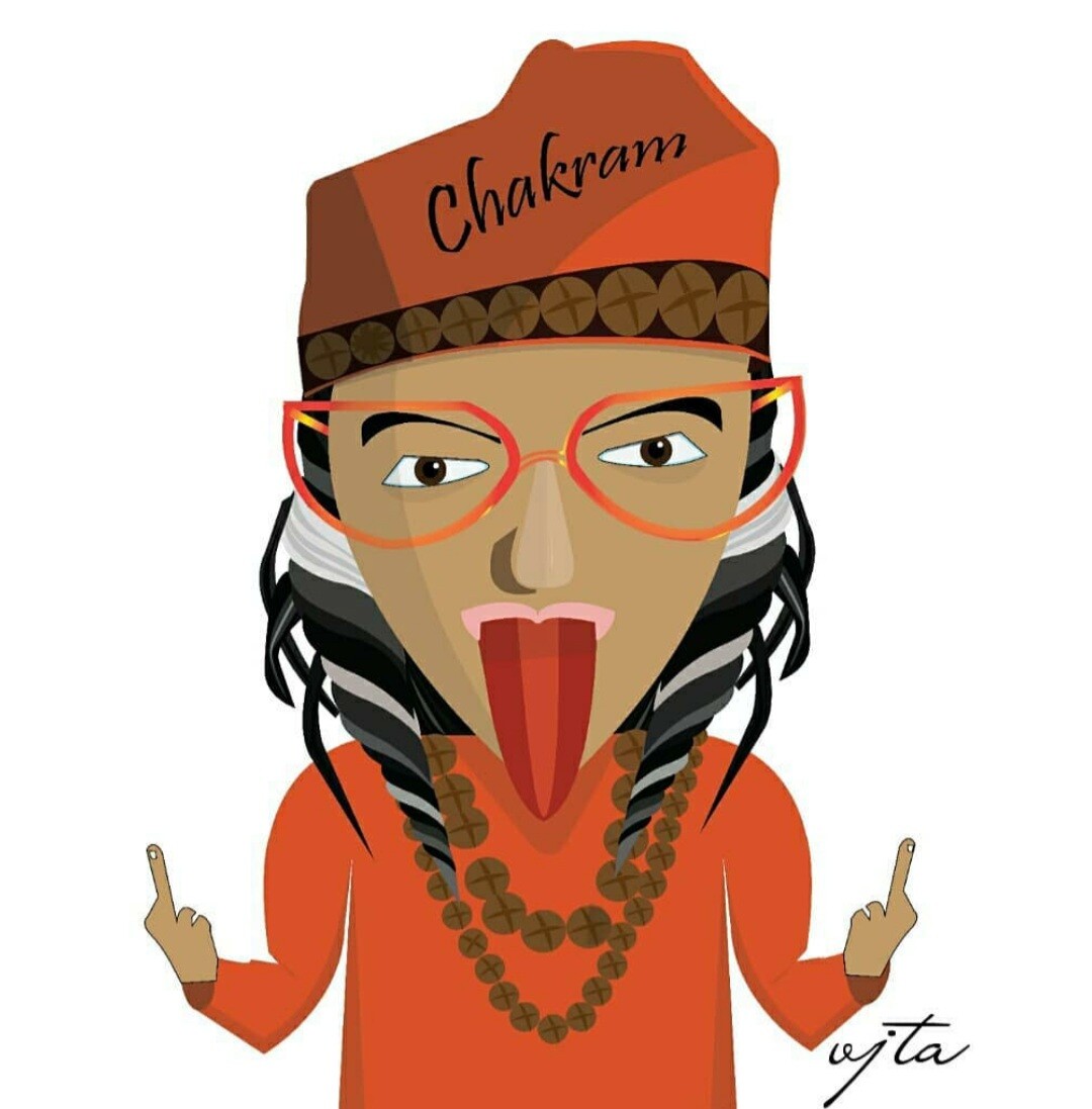 ArtStation - Cartoon character of chakram baba