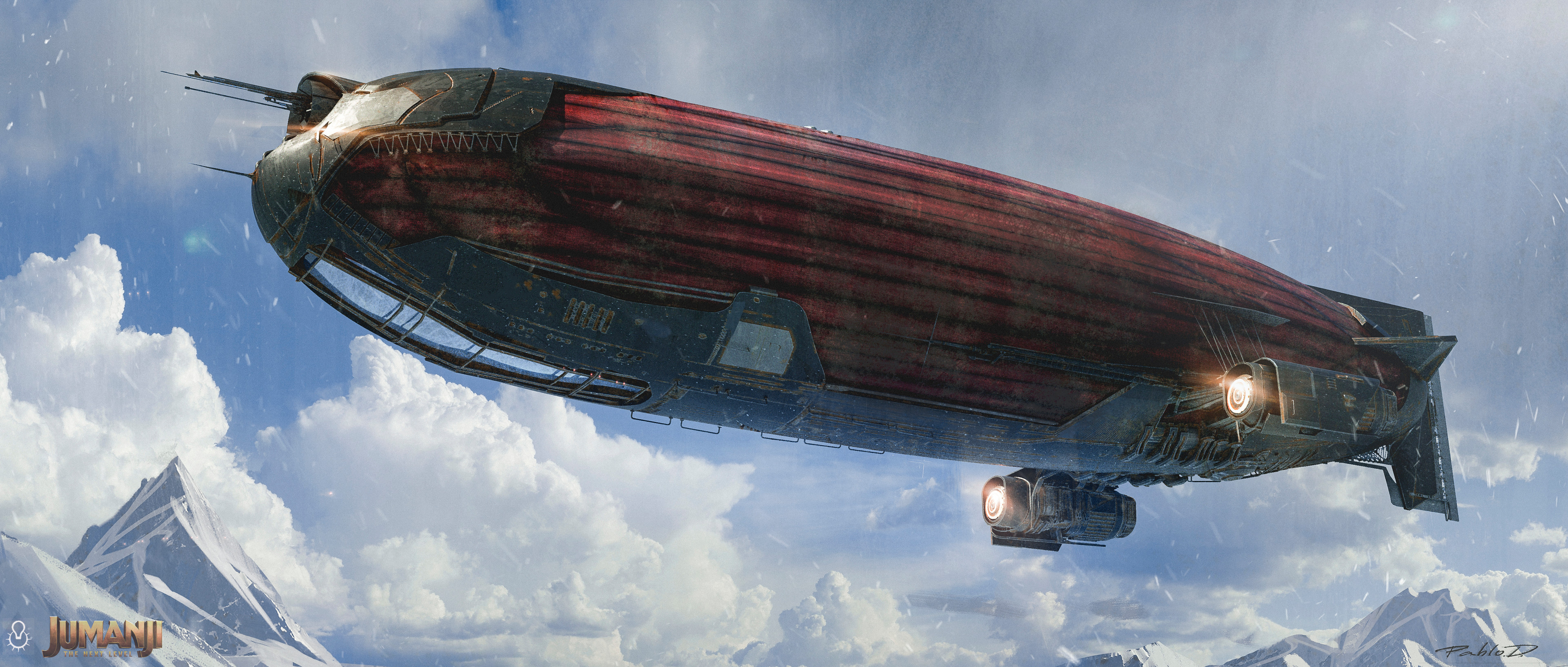 Pablo Dominguez - Jumanji: The Next Level. Blimp Designs