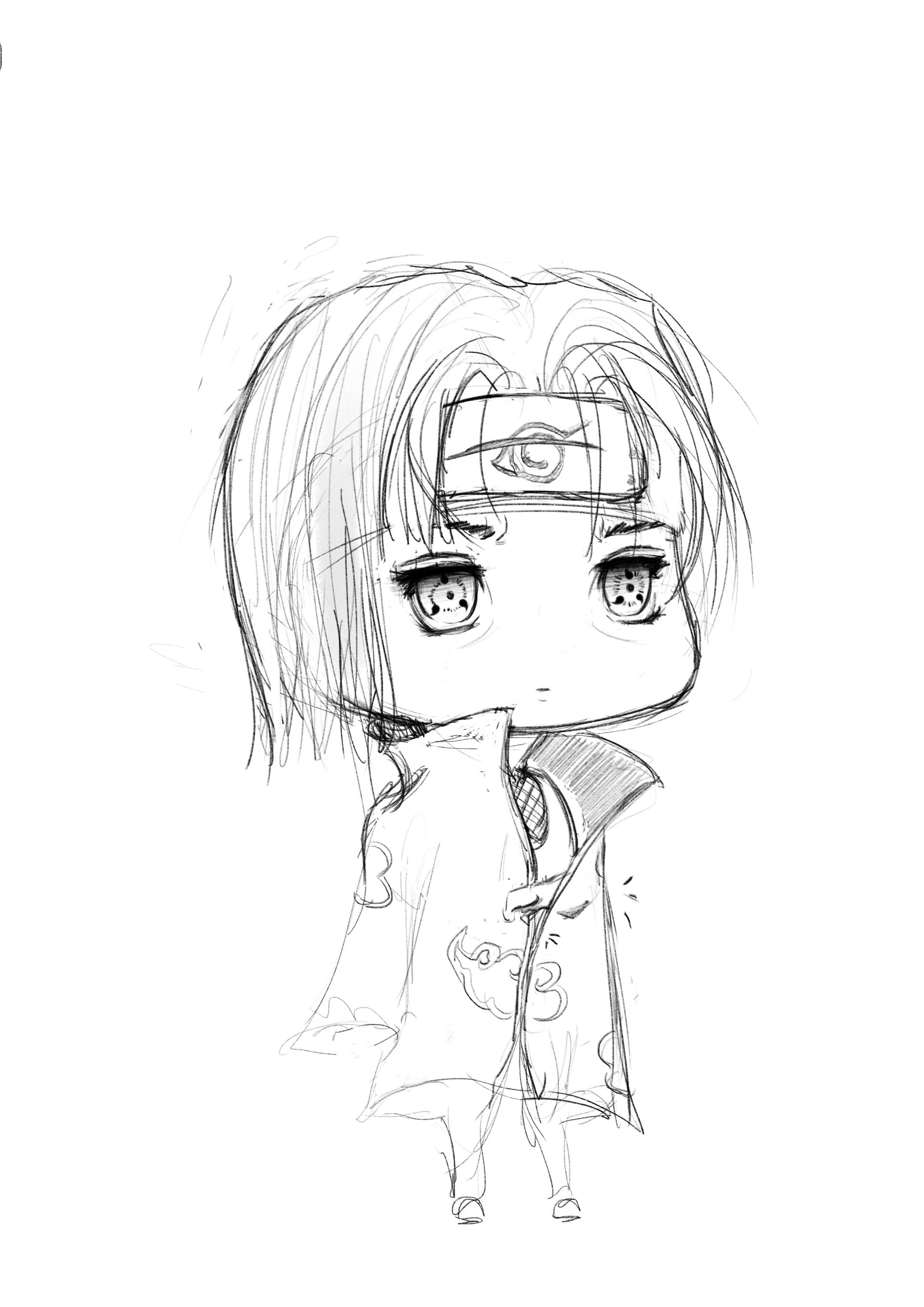 Itachi Chibi Drawing