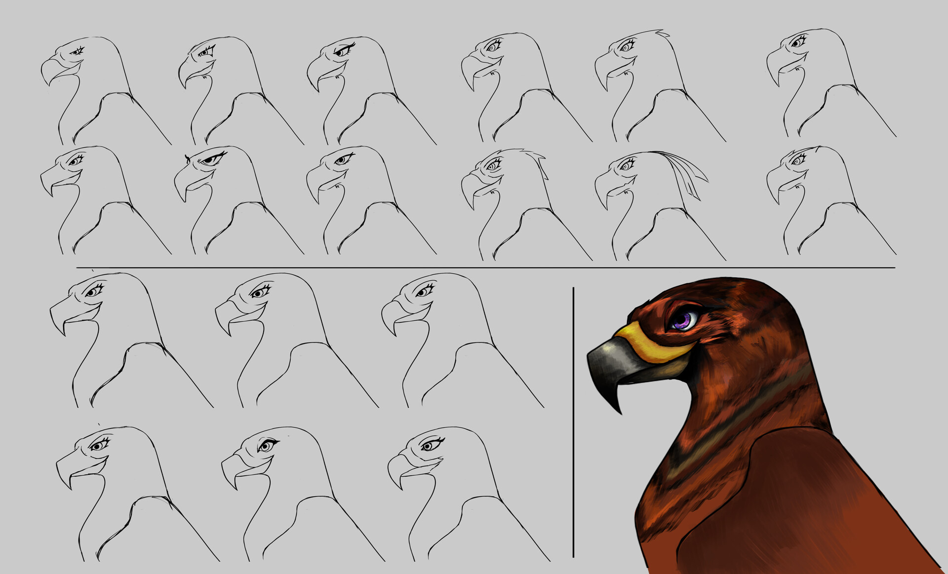 ArtStation - Training Stylized Eagle