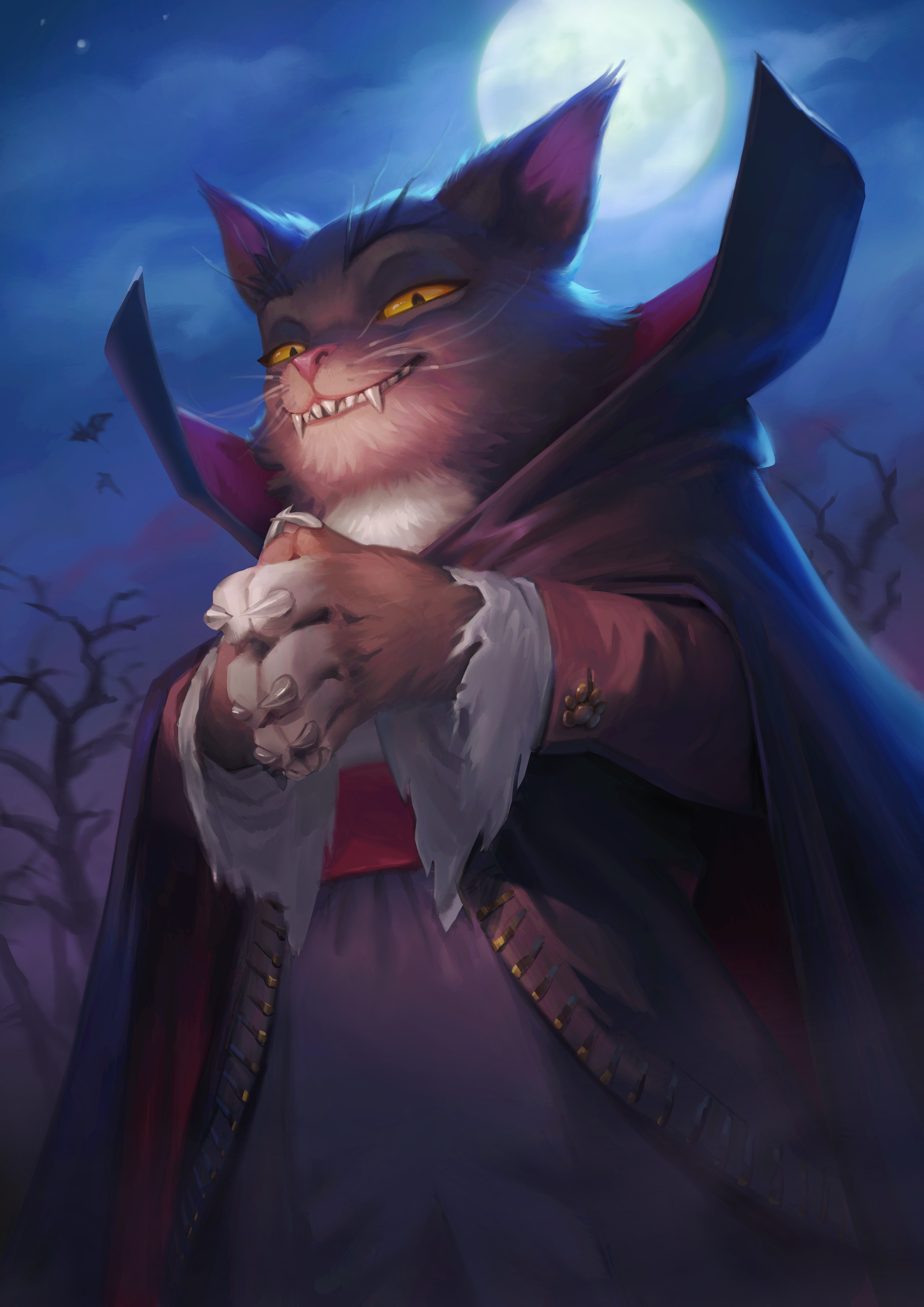 Kitty Dracula by Julia Bax : r/ImaginaryVampires