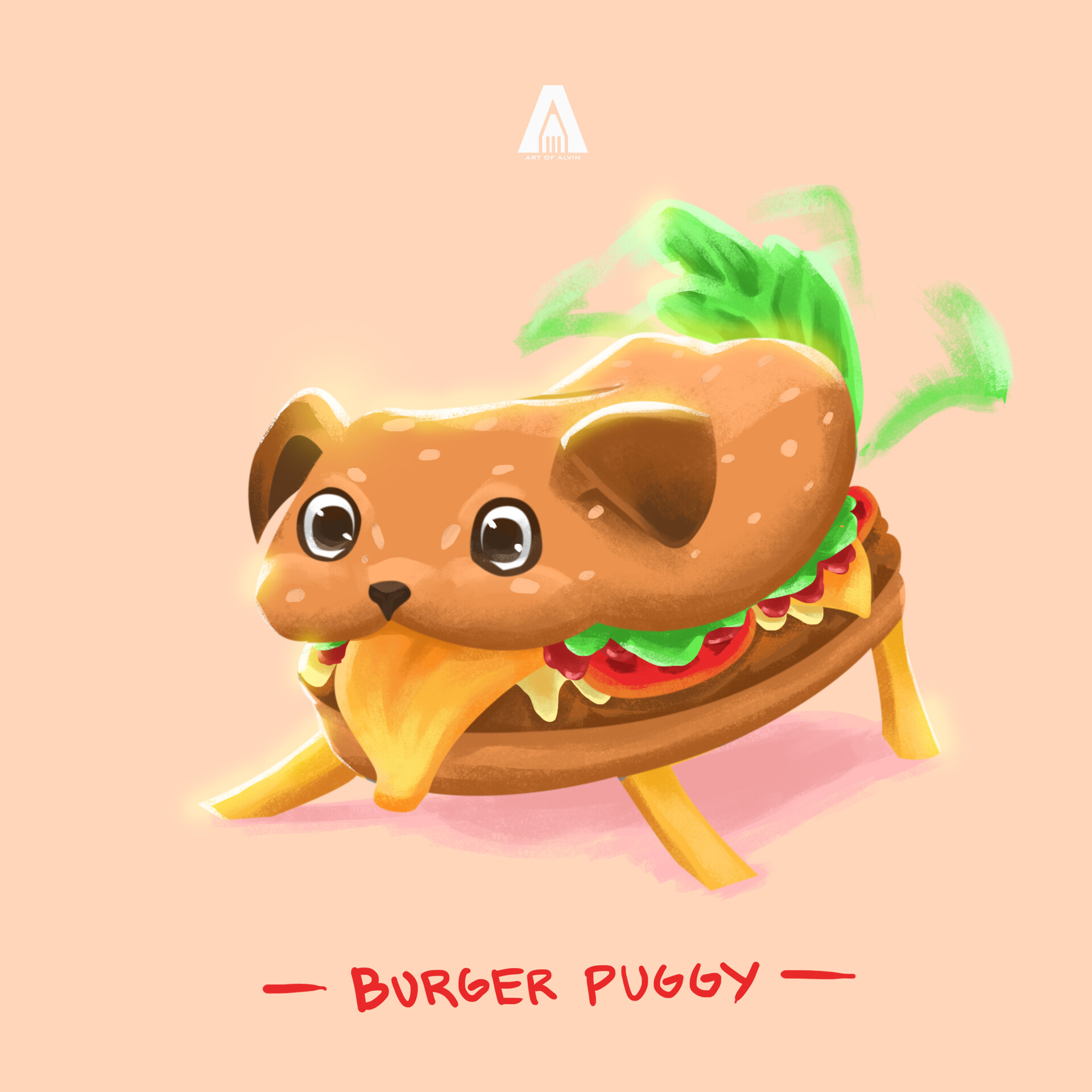 ArtStation - Burger Puggy