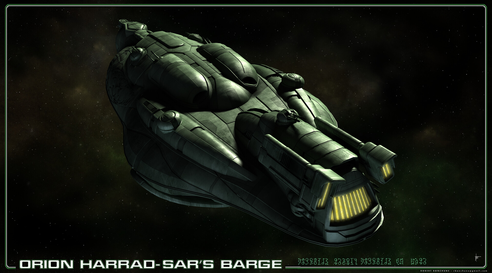 Robert Bonchune - Orion Harrad-Sar's Barge (Star Trek: Enterprise)