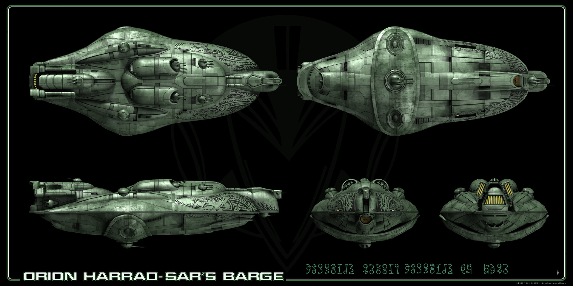 Robert Bonchune - Orion Harrad-Sar's Barge (Star Trek: Enterprise)