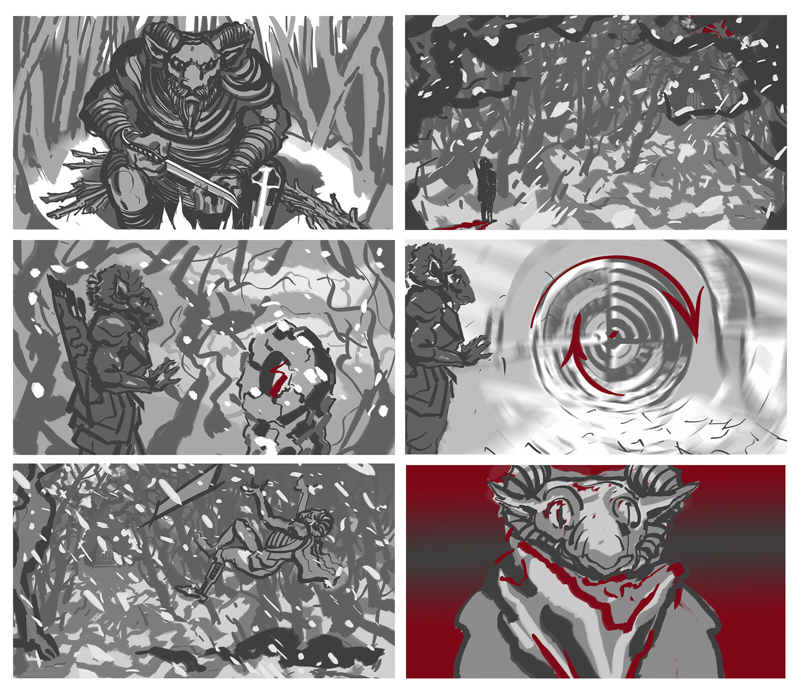 ArtStation - Story board for a cinematic