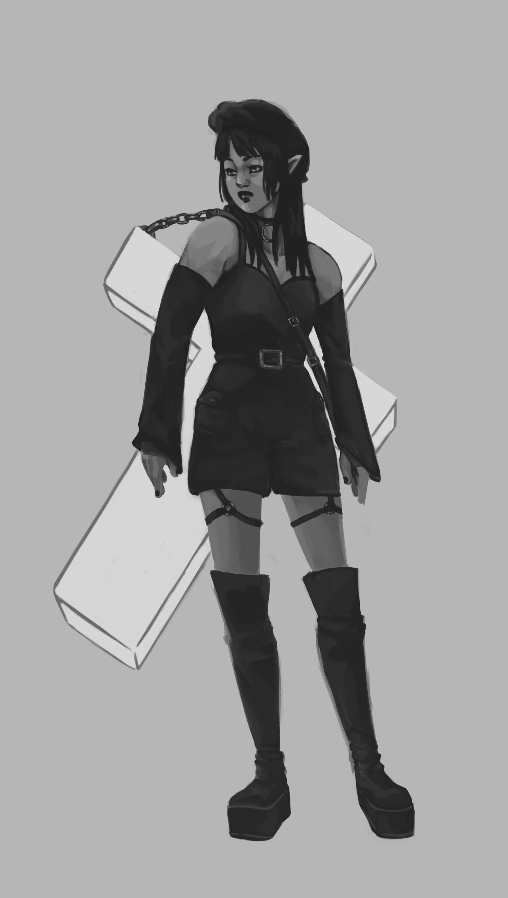 ArtStation - Alternative Elf Study