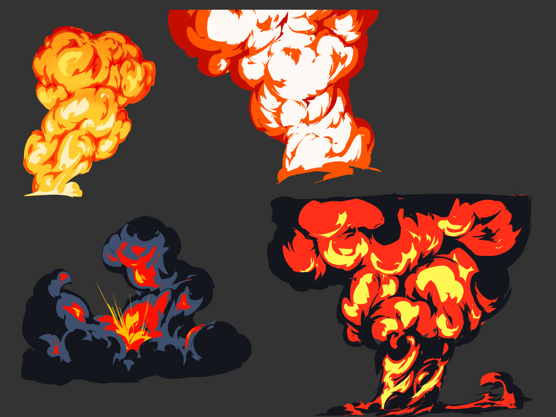 ArtStation - Explosion concepts