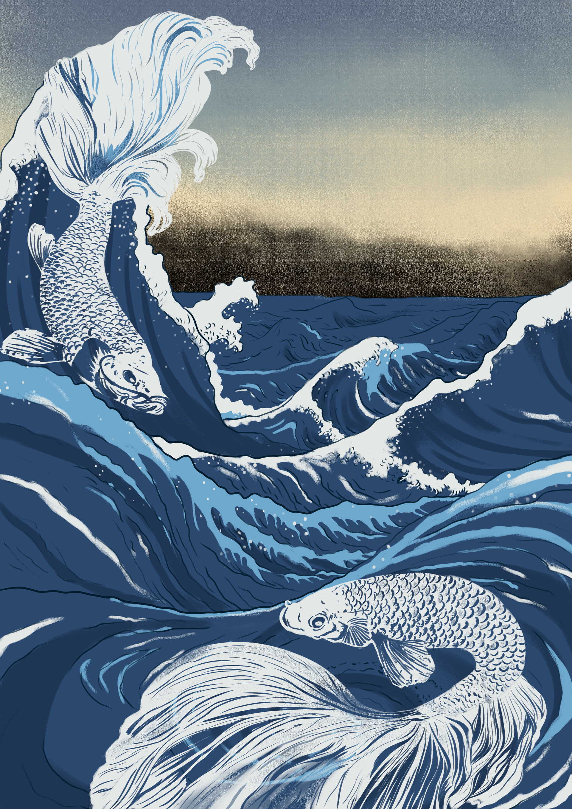 ArtStation - The Great wave