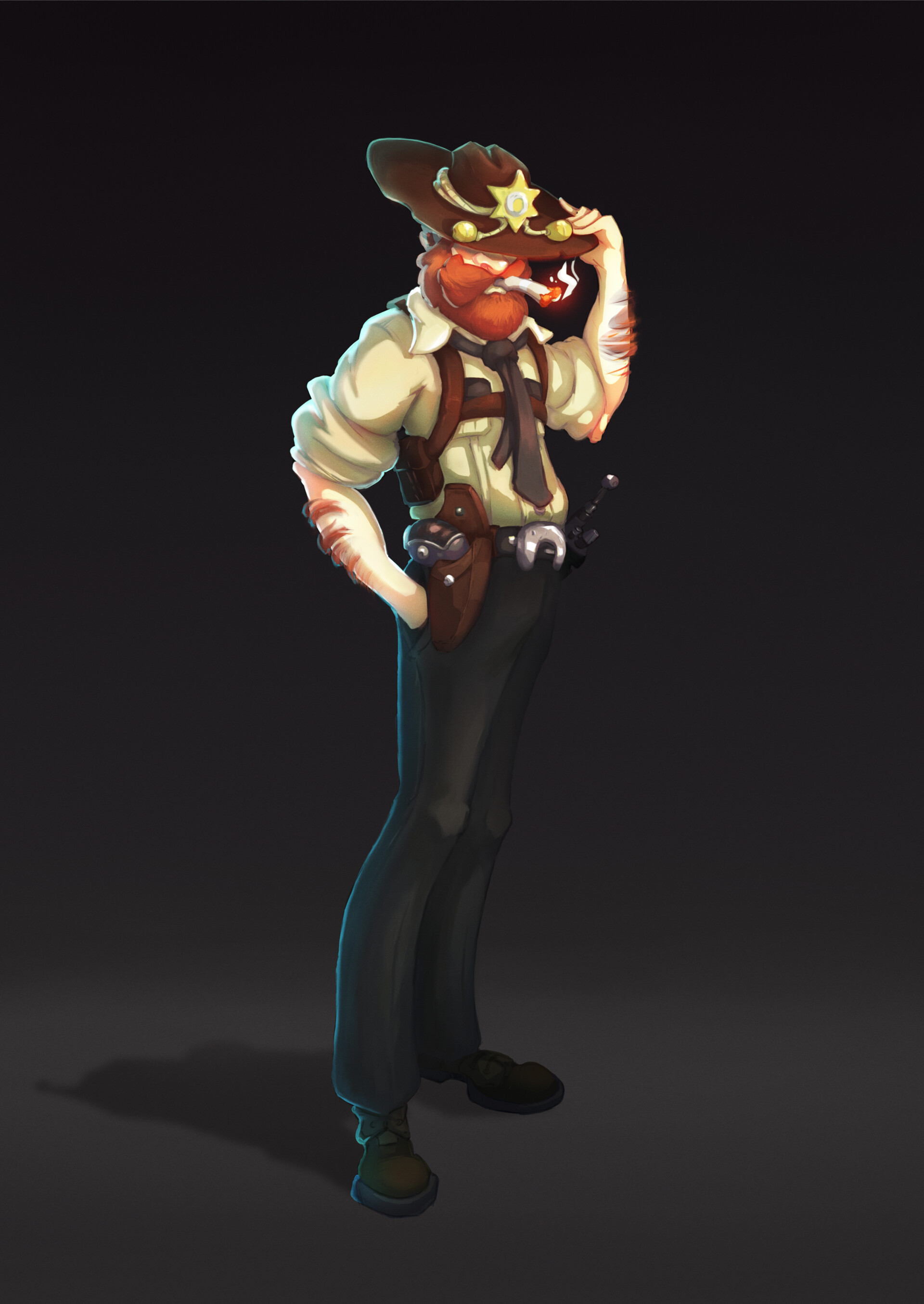 ArtStation - Sheriff of a small town