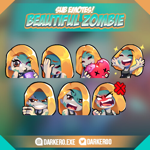 ArtStation - Beautiful Zombie