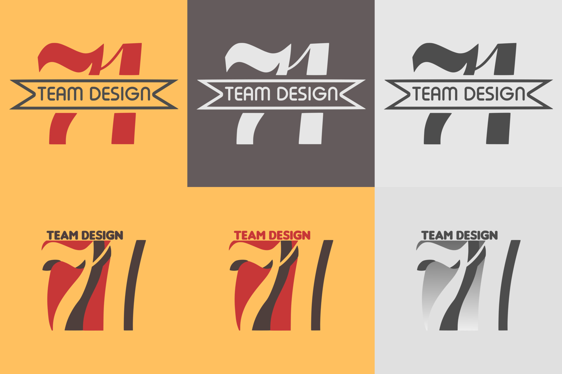 Onogh Shamsuddin - Team Design 71 Logo (clothing company logo)